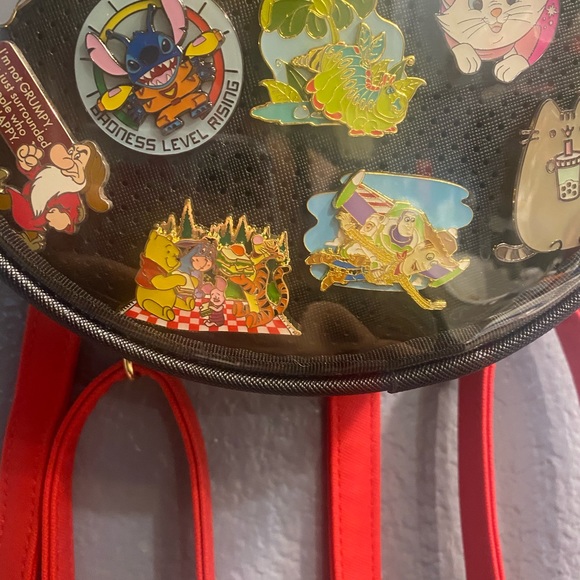 Bags | Loungefly Mickey Pin Backpack And Walle | Poshmark